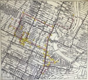 Trolley Tour Map sites | Oseredok